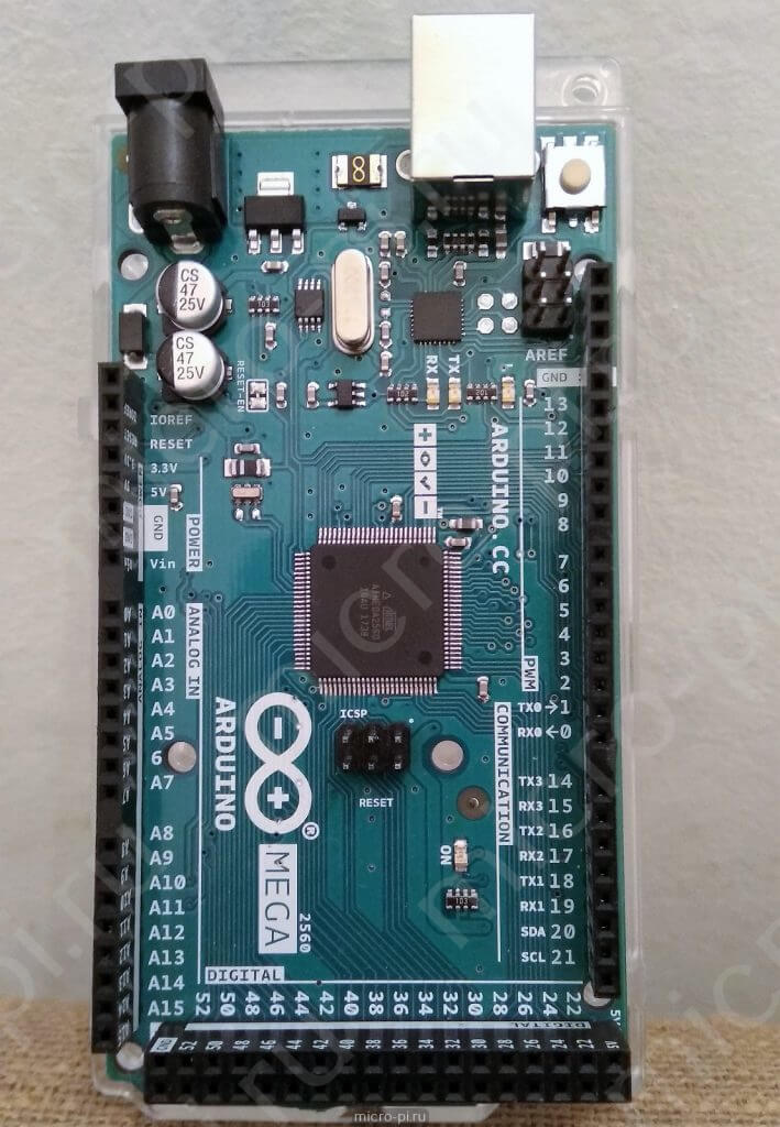 Arduino Mega 2560 Rev3 - описание платы, драйвера - MicroPi