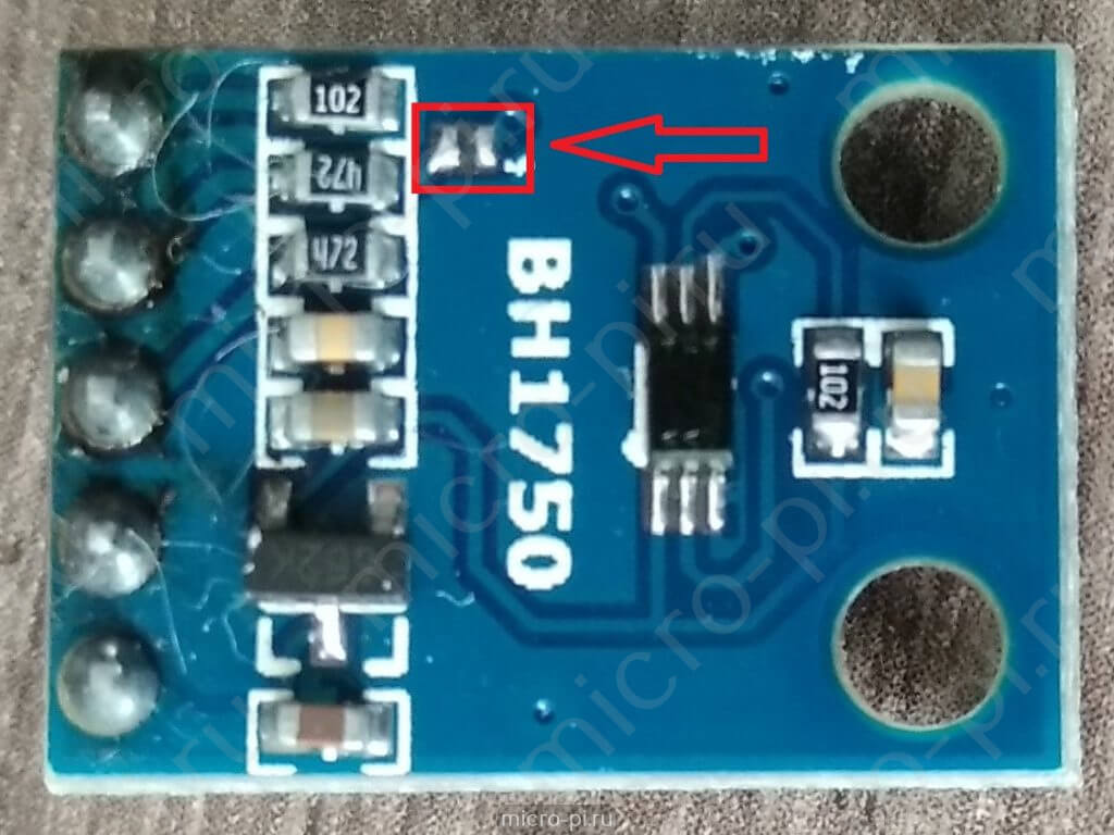 BH1750 - Цифровой датчик освещенности/люксметр - MicroPi