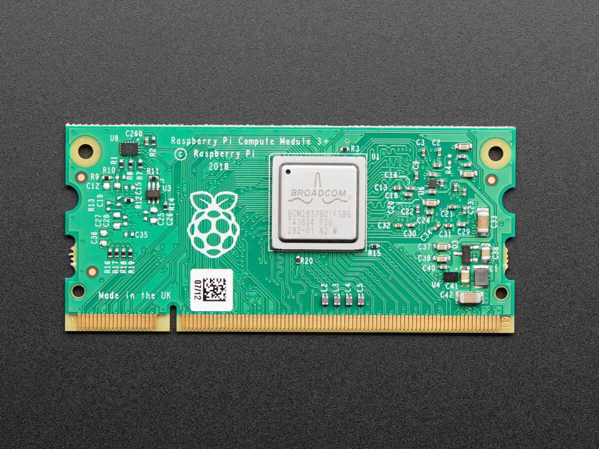 Compute Module 3+: Raspberry Pi размером DDR2 SODIMM - MicroPi